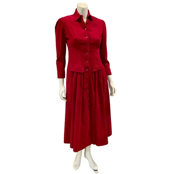 Outback Red | Dresses | Vintage Outback Red Corduroy Western Prairie ...